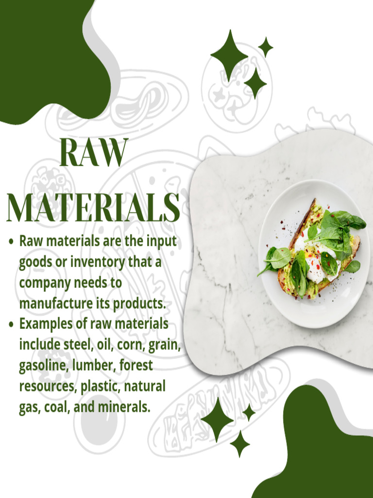Understanding Raw Materials in Manufacturing | PDF