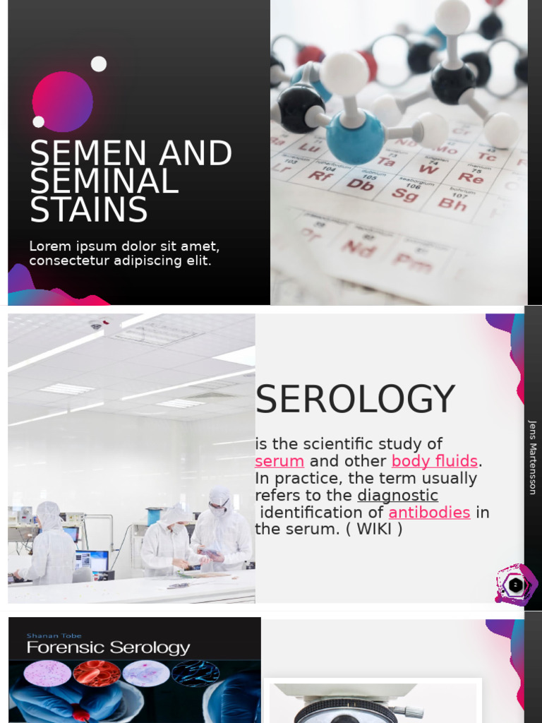 Forensic Analysis of Semen Stains | PDF | Hair | Semen
