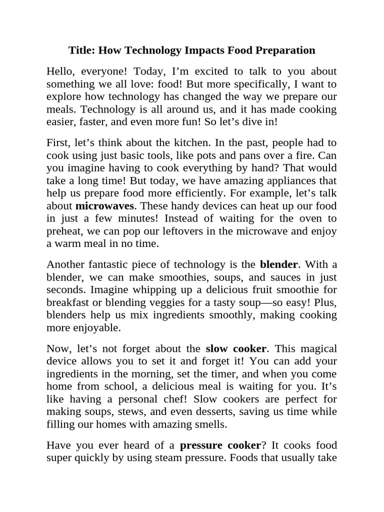 Food Preparation | PDF | Slow Cooker | Cooking