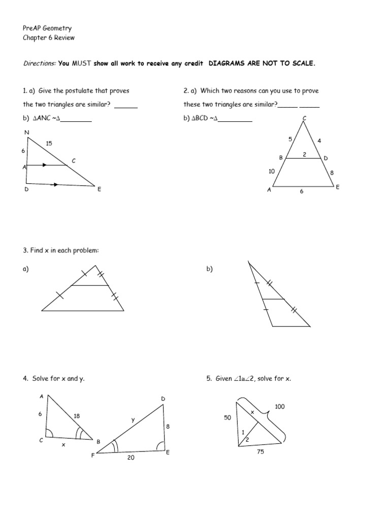 similarity_review | PDF | Shadow | Elementary Geometry