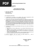 Performance Securing Declaration (Revised) | PDF | Justice | Crime ...