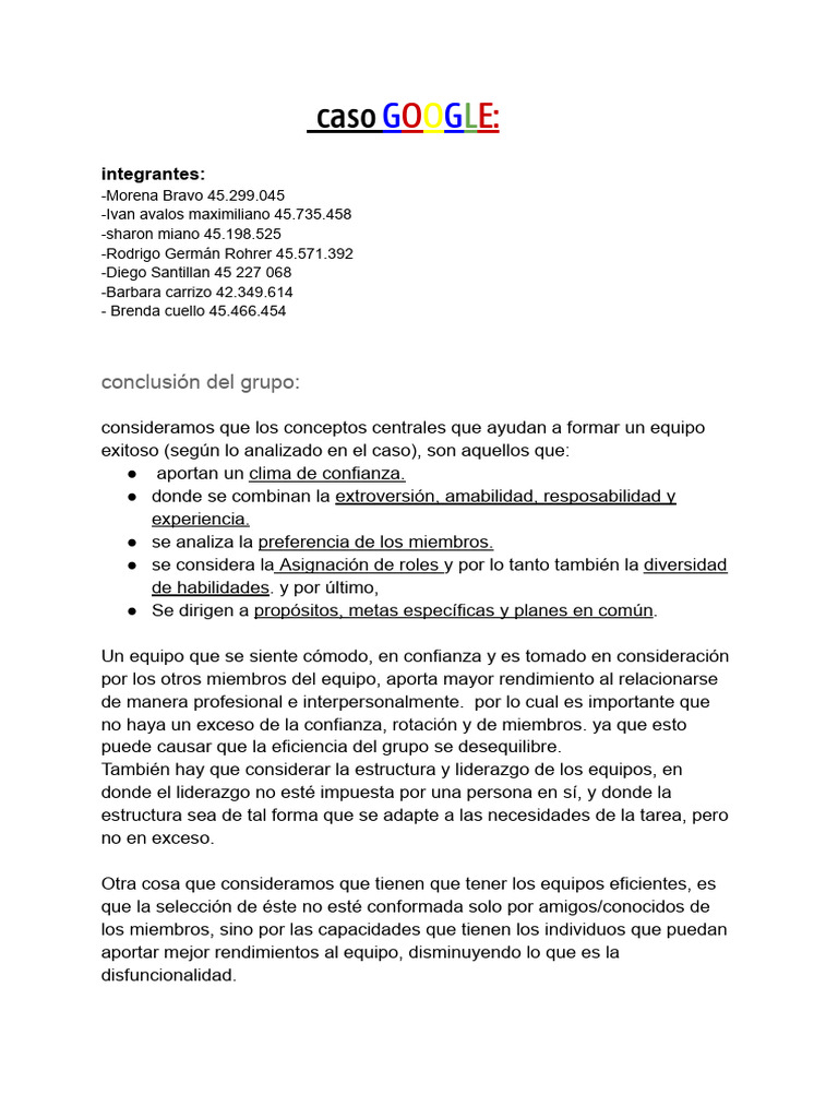 Caso Google | PDF