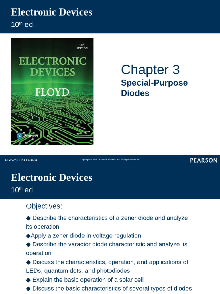 Electronic Devices 10th CH03 | PDF | Light Emitting Diode | Diode