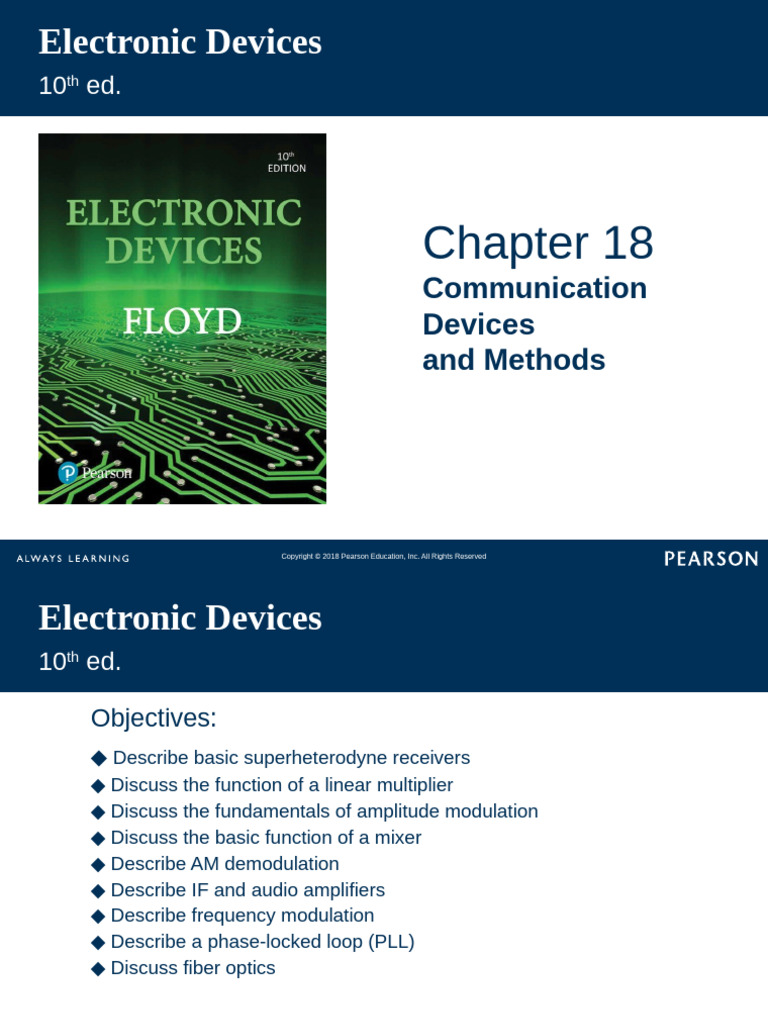 Electronic Devices 10th CH18 | PDF | Frequency Modulation | Modulation