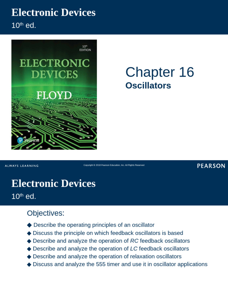 Electronic Devices 10th CH16 | PDF | Electronic Oscillator | Amplifier