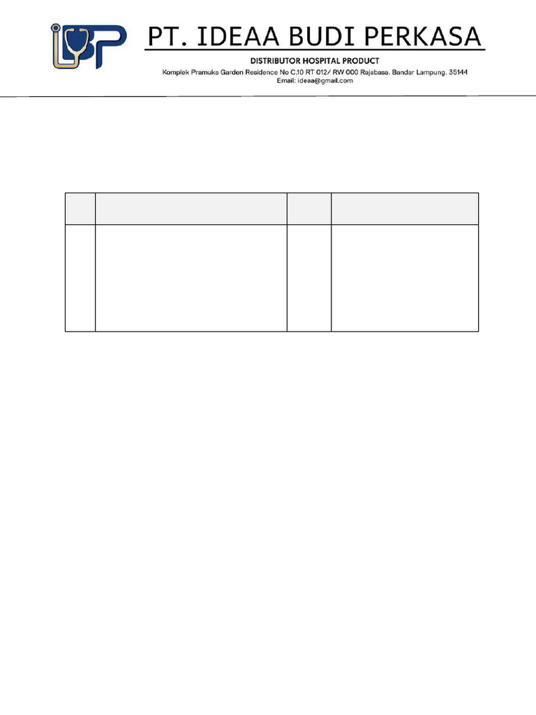 Infusion Pump uVP Mindray (Surat Serah Terima Barang) RS Mitra Husada ...