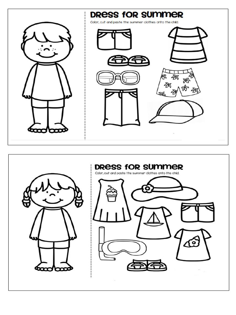 English Activity Boy and Girl Puppet | PDF