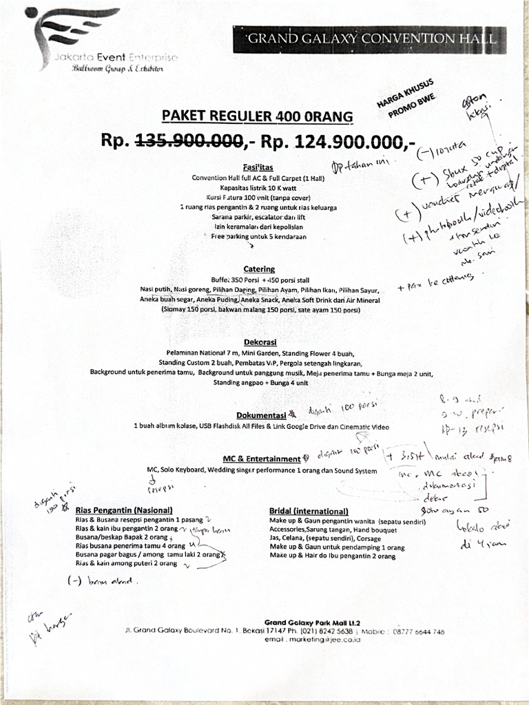 Contoh Surat Jee Wedding | PDF