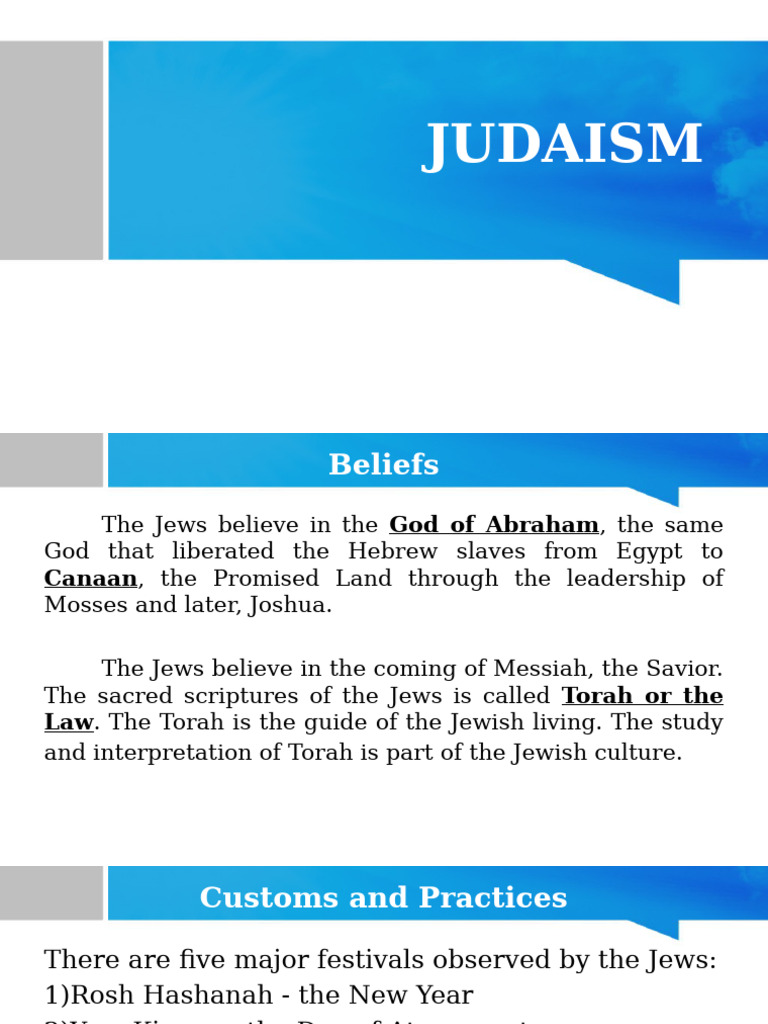 Judaism | PDF