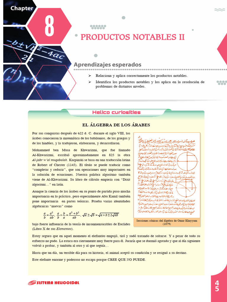 Cap 8 | PDF | Álgebra | Matemáticas