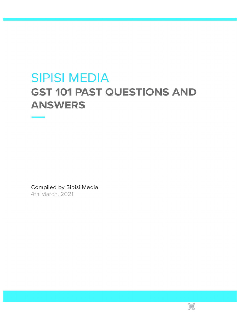 GST 101 PQ-1_pdf (1) | PDF