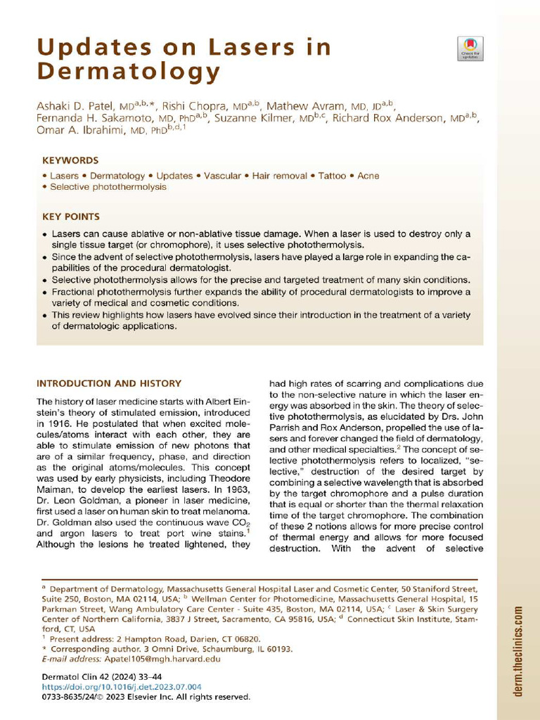 Patel, Ashaki D. (Author) - Chopra, Rishi (Author) - Avram, Mathew ...