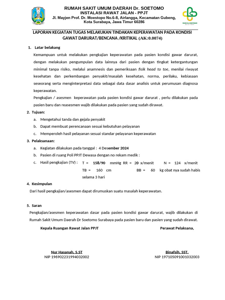 Lap Keg 3 SKP Bin Desember | PDF