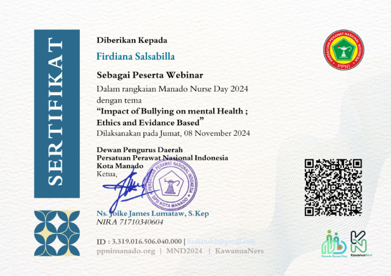 Sertifikat Webinar | PDF