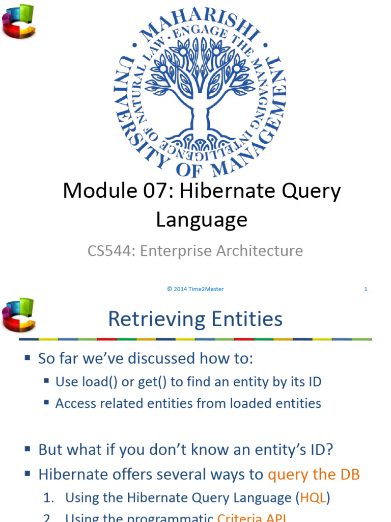 Module 07 - Hibernate HQL | PDF | Computer Programming | Computing Module 07 - Hibernate HQL | PDF | Computer Programming | Computing