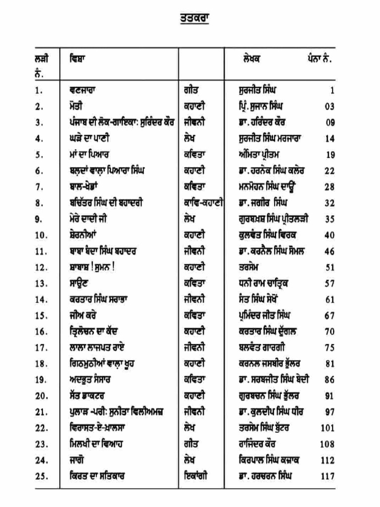 Punjabi Writer | PDF