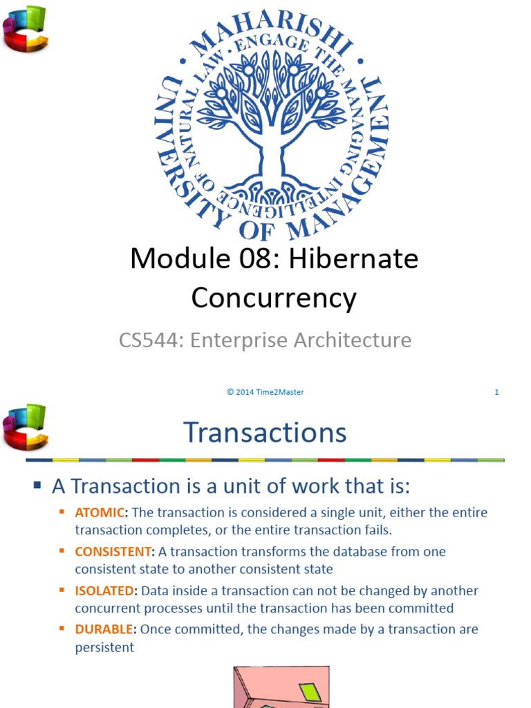 Module 08 - Hibernate Concurrency-Upd | PDF | Database Transaction | Databases