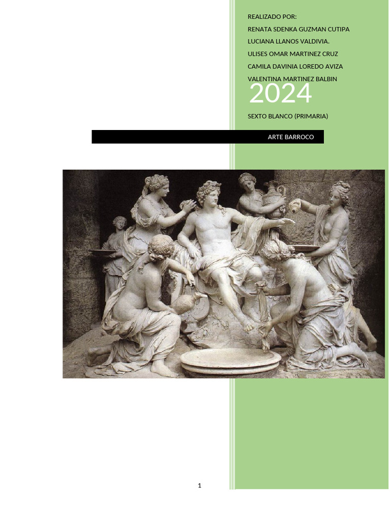 Introducción Al Arte Barroco | PDF | Barroco | Escultura