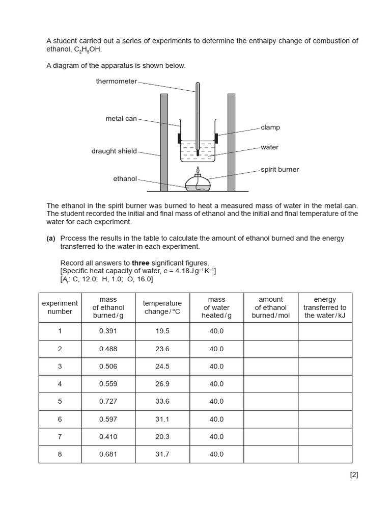 energetics | PDF | Enthalpy | Combustion