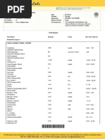 Sample Report Lal Path Labs | PDF | Medical Specialties
