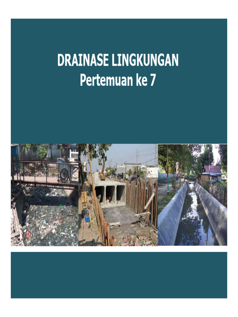 Pertemuan 7 Drainase, PDF | PDF