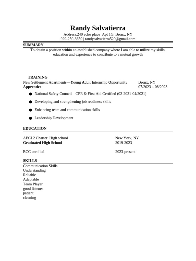 Randy S Resume | PDF