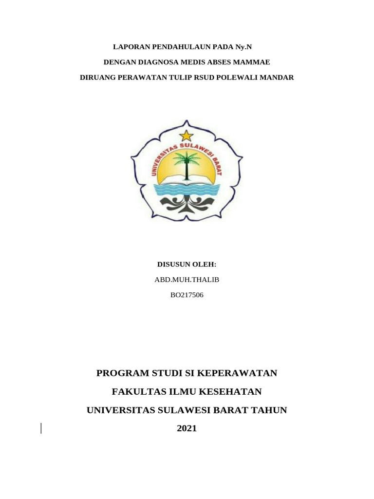 LP Abses Mammae R.tulip Thalib Rasyid | PDF