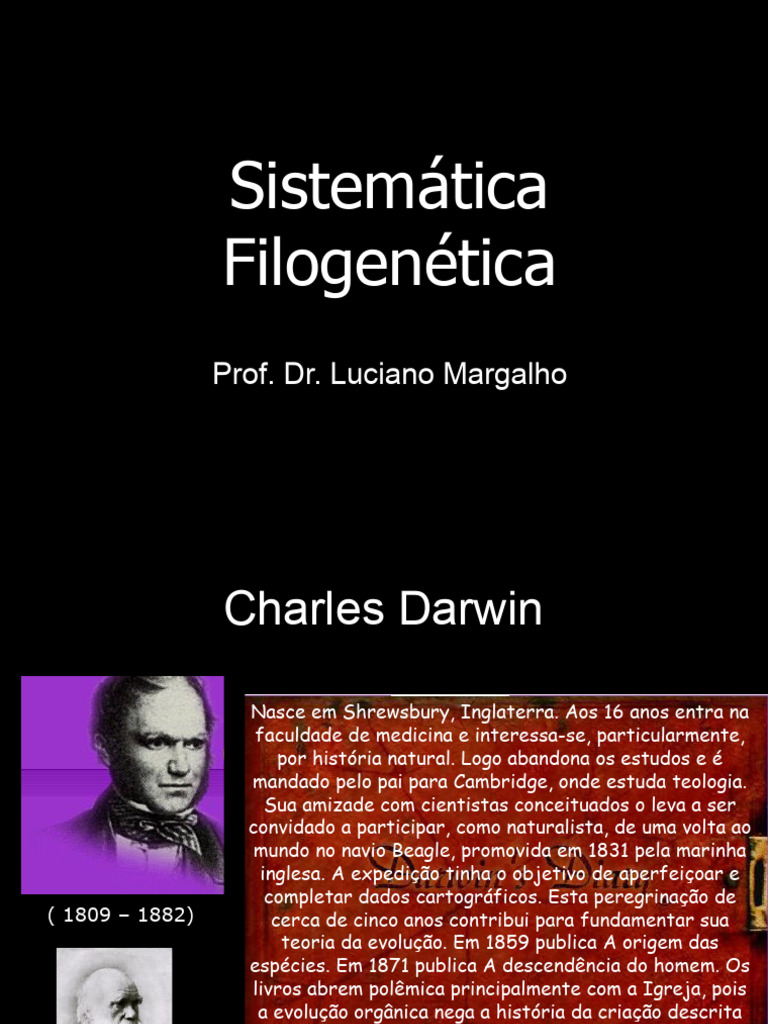 4 Sistemática Filogenética | PDF | Filogenética | Biologia