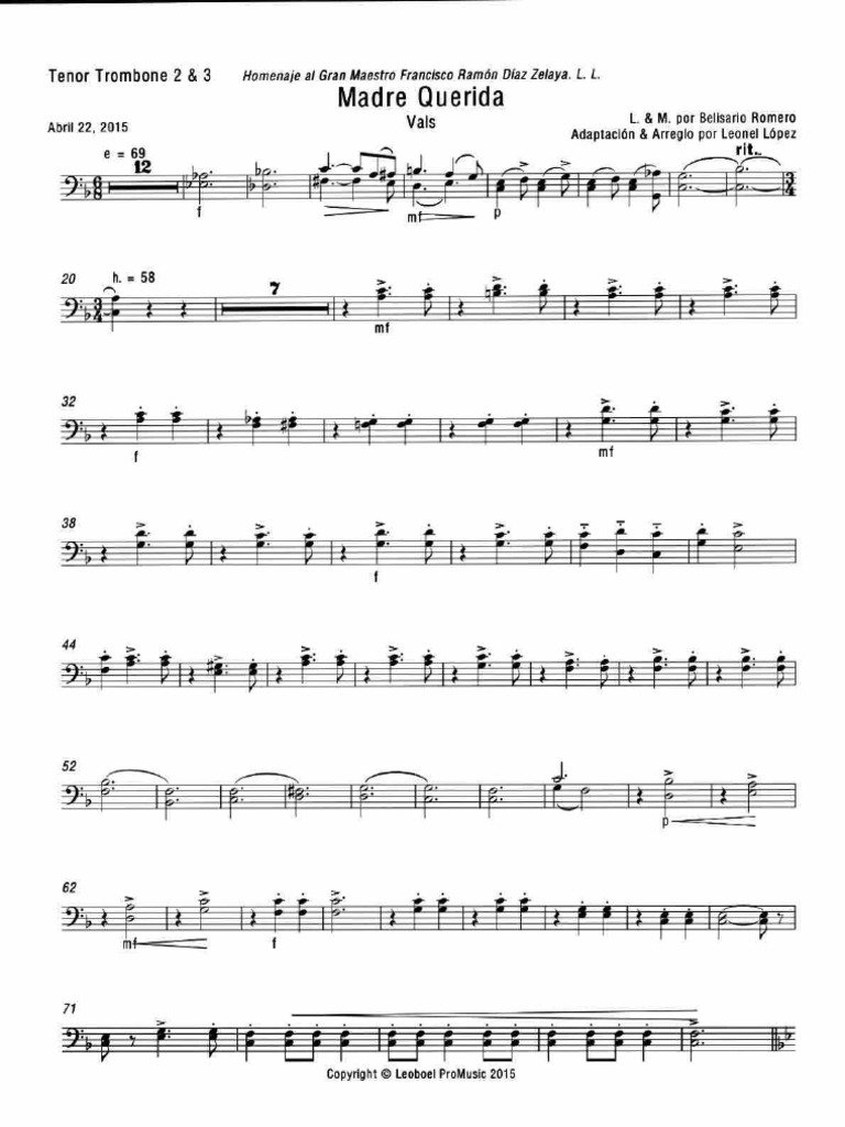 Madre Querida-Trb 2&3 | PDF