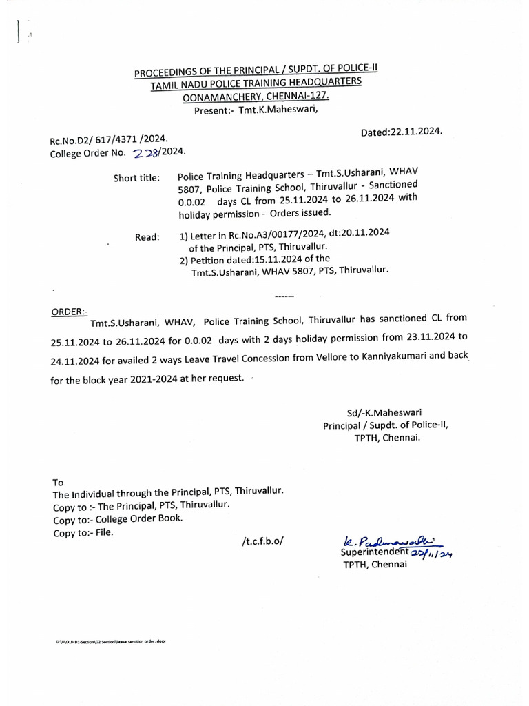 Sanction Order | PDF