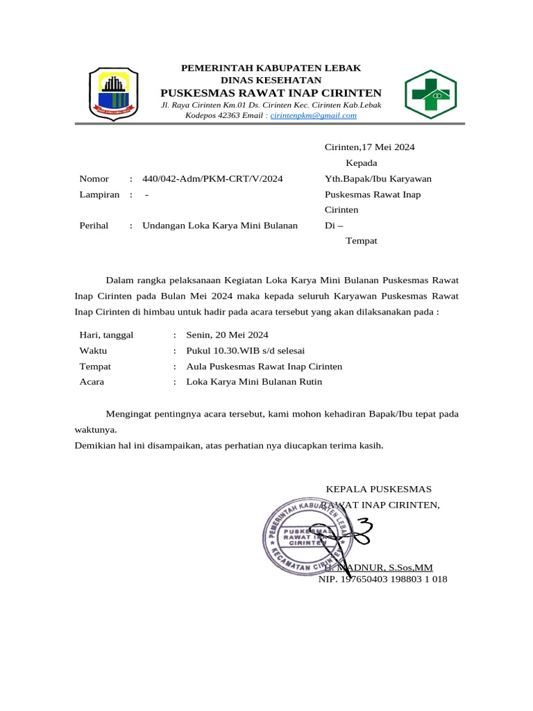 Undangan Lokbul Maret | PDF