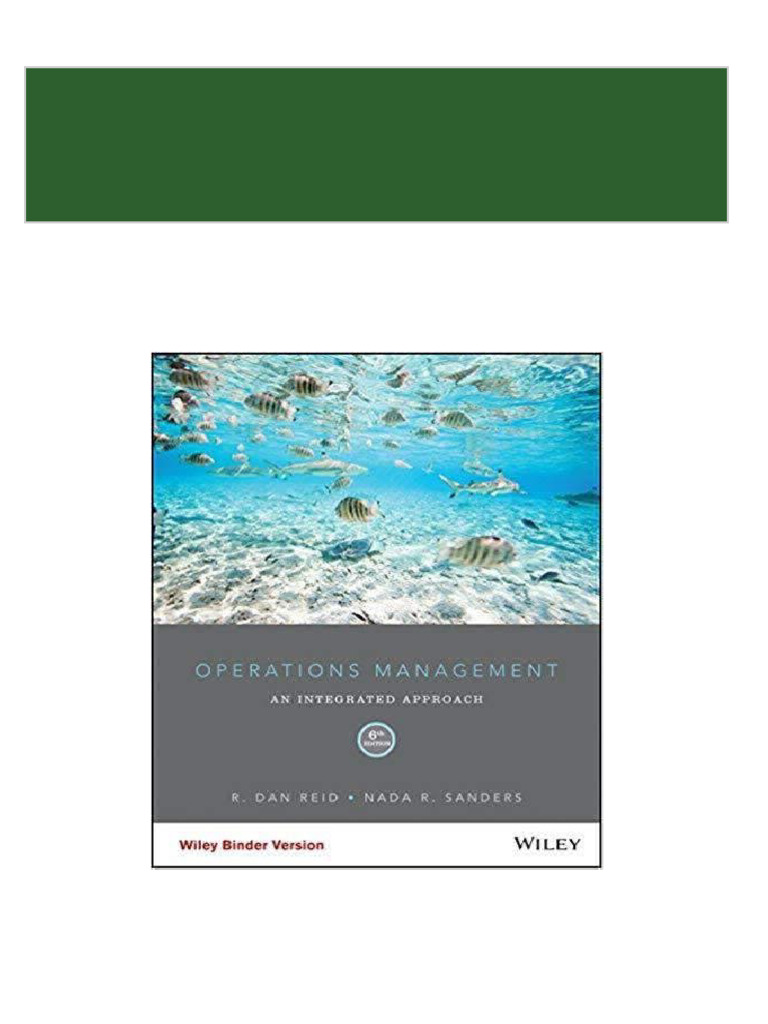 PDF Operations Management: An Integrated Approach 6th Edition (Ebook ...