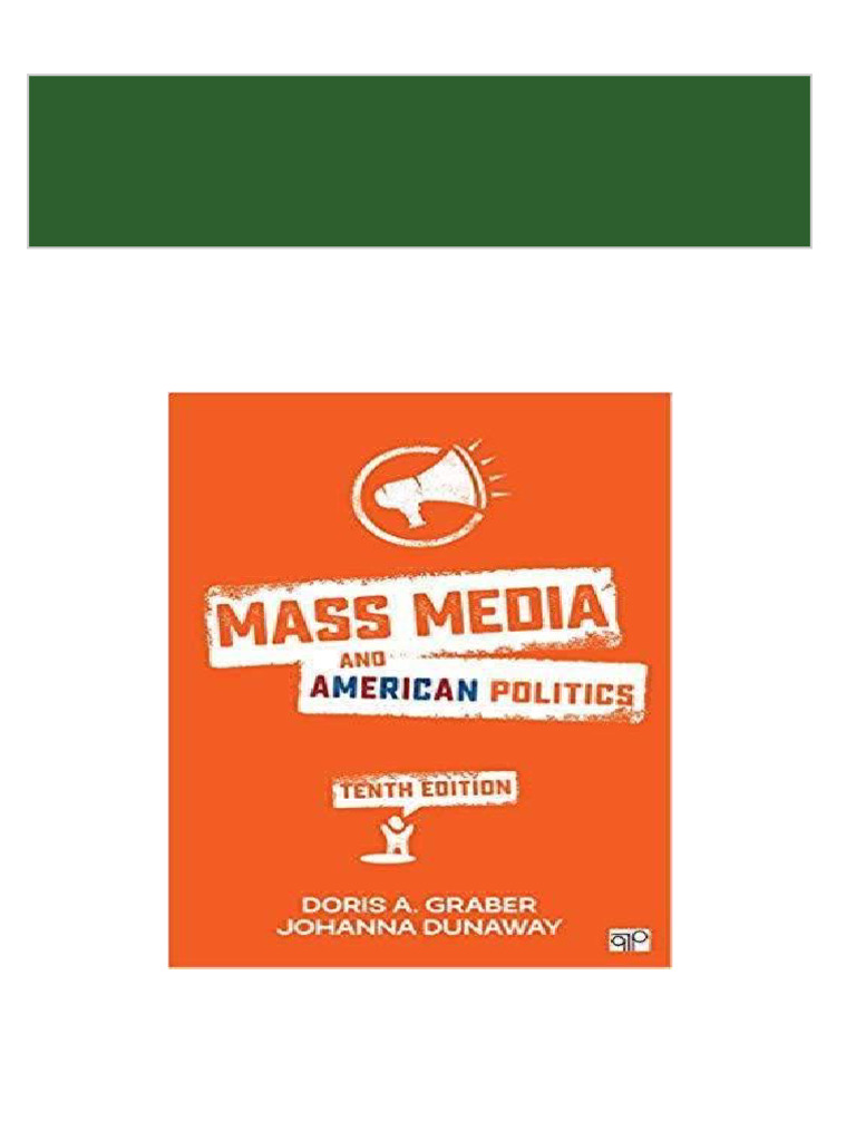 (FREE PDF Sample) Mass Media and American Politics 10th Edition (Ebook ...