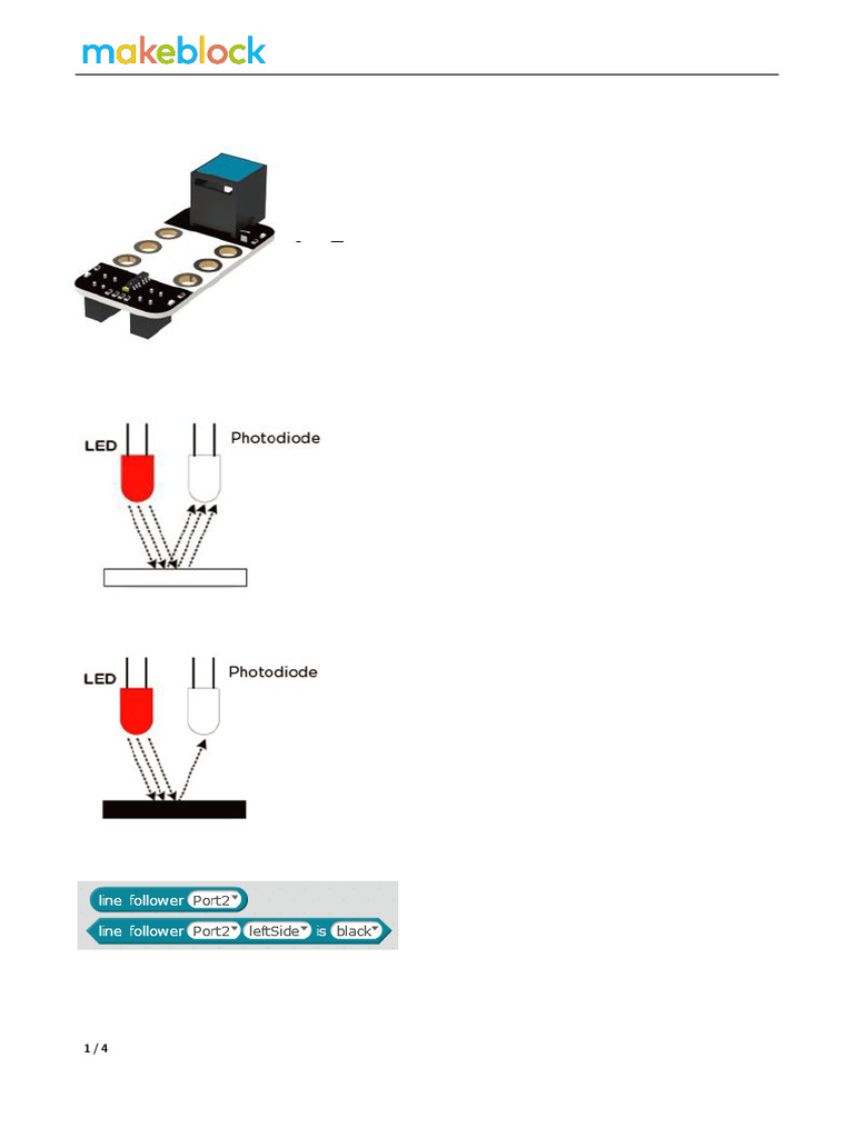 Mbot Projekte Sensoren Linienfolger | PDF