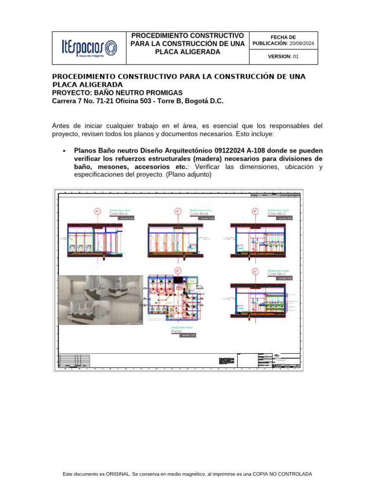 Procedimiento Constructivo Actualizado . | PDF | Aislamiento térmico | Tornillo