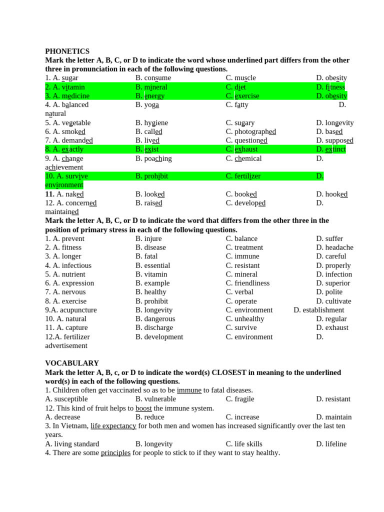 TU,DOC 11A1 | PDF | Yoga | Life Expectancy