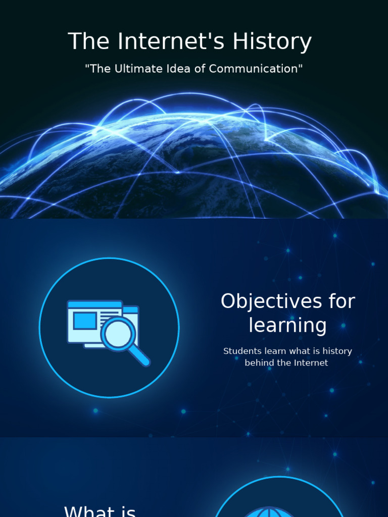 History of the Internet for Students | PDF