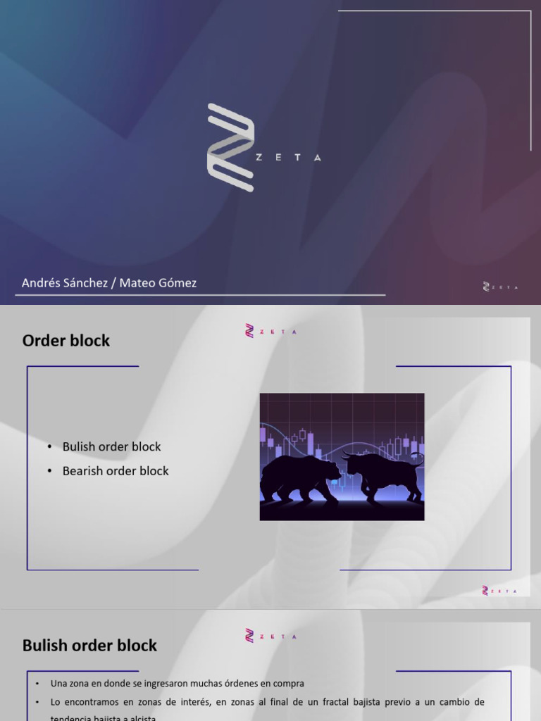 Clase 15 (Order Blocks) | PDF