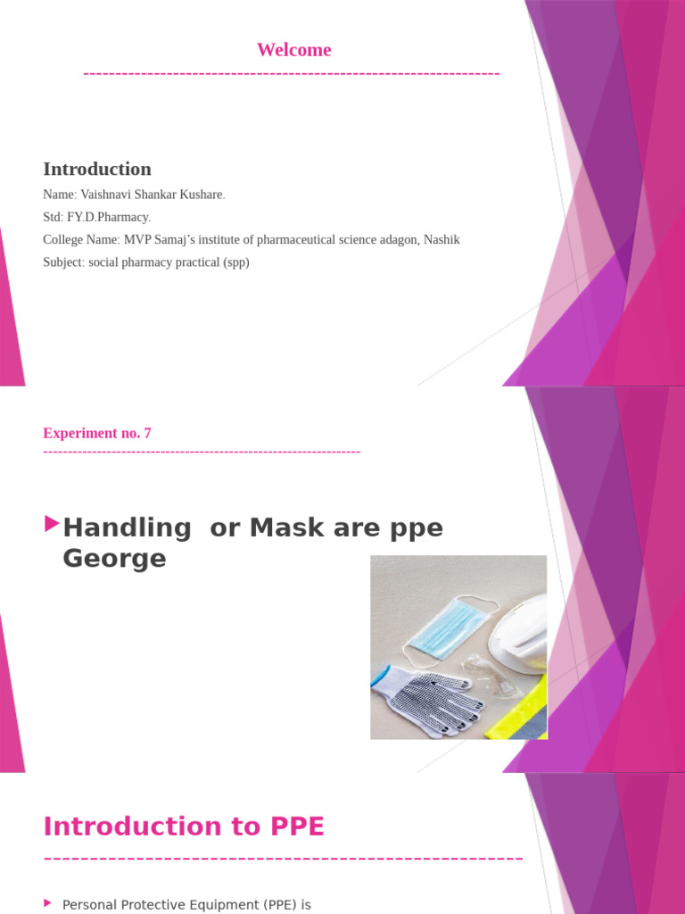PPE Importance: Hand Protection & Masks | PDF