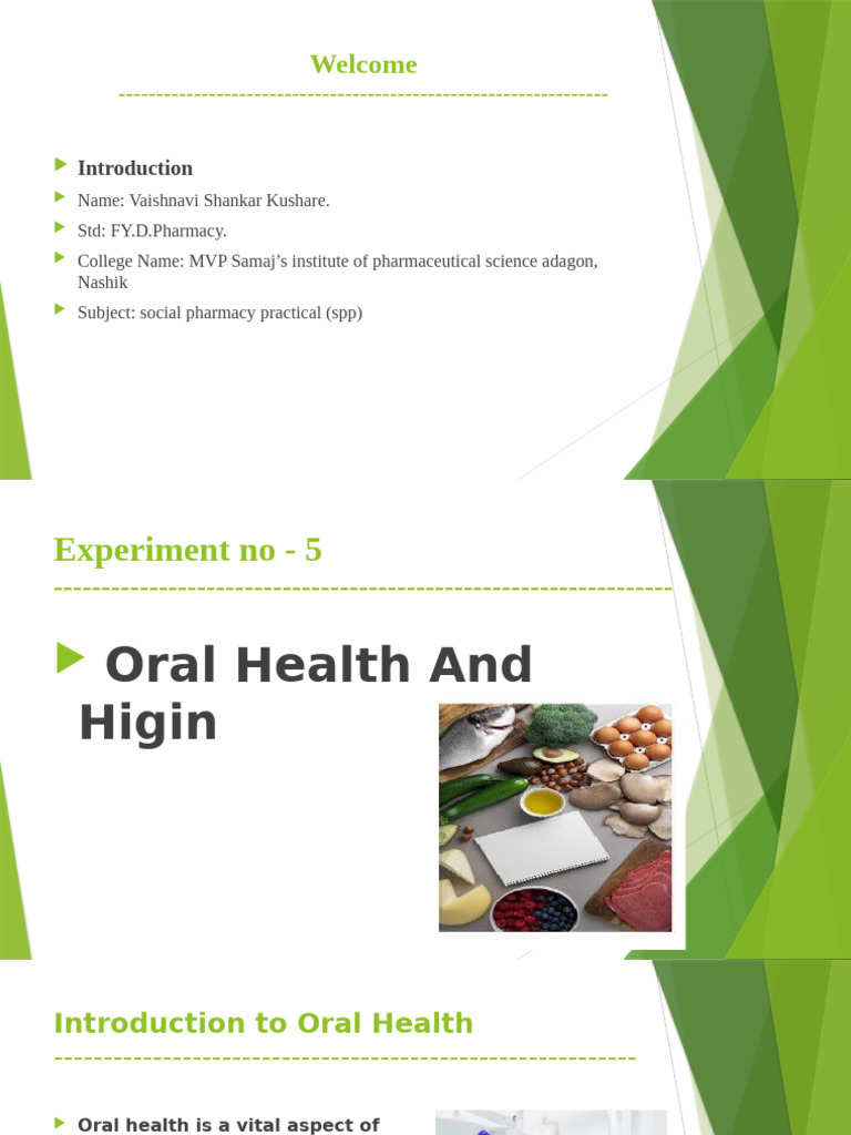 Ex No 5 | PDF | Oral Hygiene | Dentistry Branches