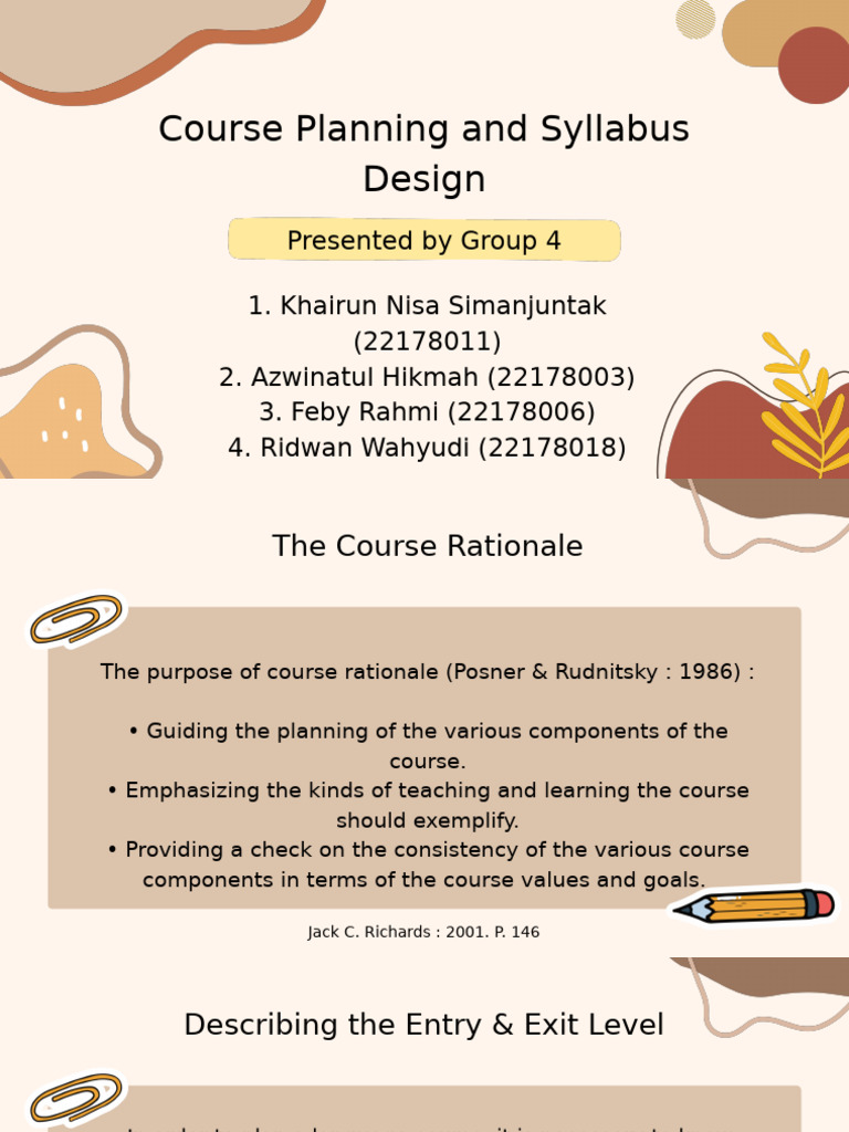 Group 4 - Elt Curriculum | PDF | Learning | Scope (Computer Science)