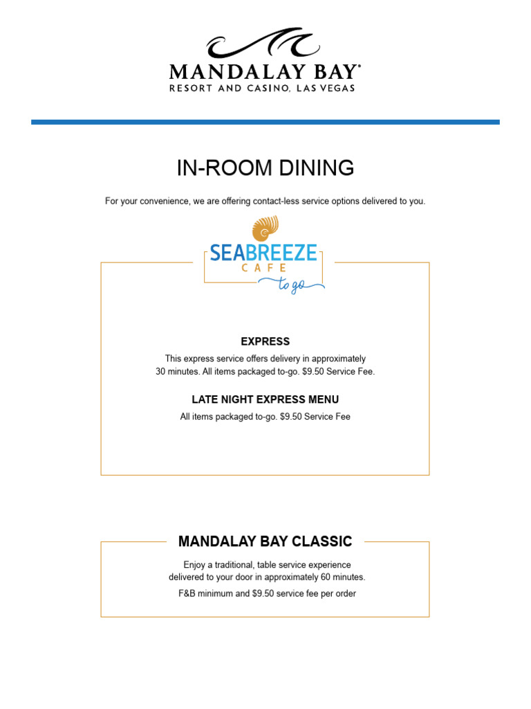 mandalaybay_mbird_menu | PDF | Hamburgers | Sausage