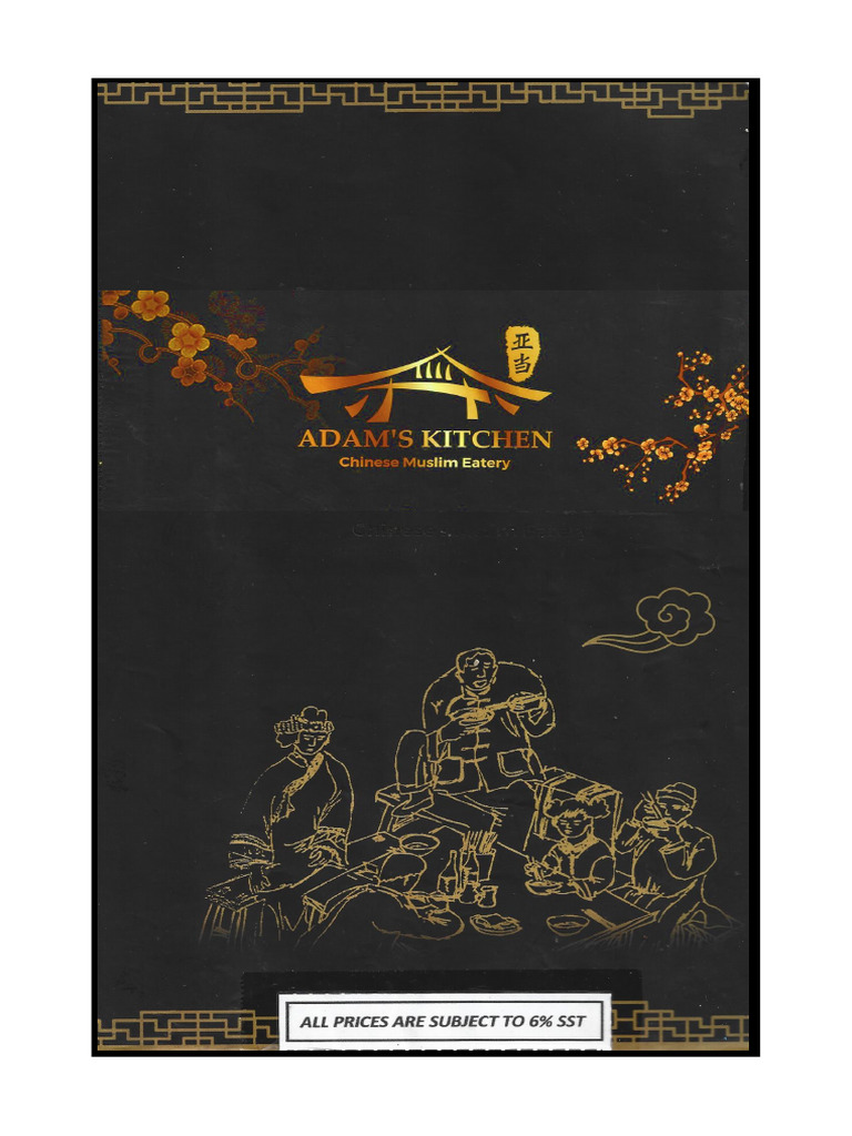 Adam's Kitchen Menu 2024 | PDF