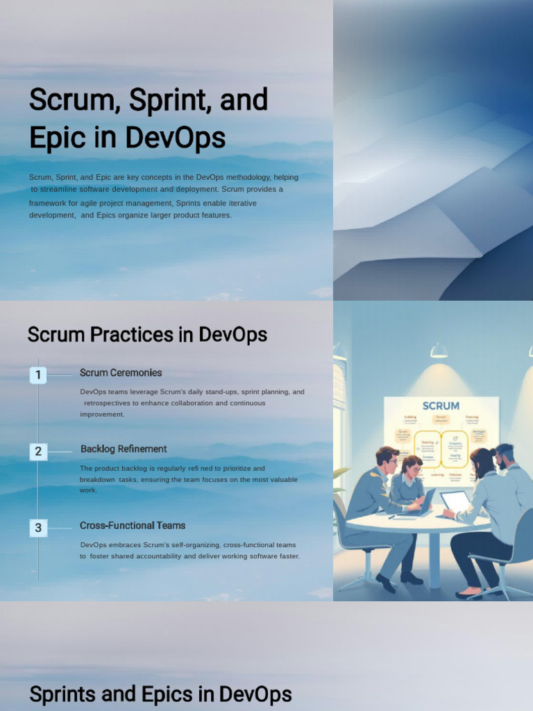 Scrum Sprint and Epic in DevOps | PDF