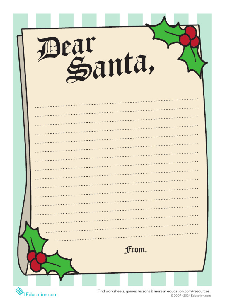 Writing Santa | PDF