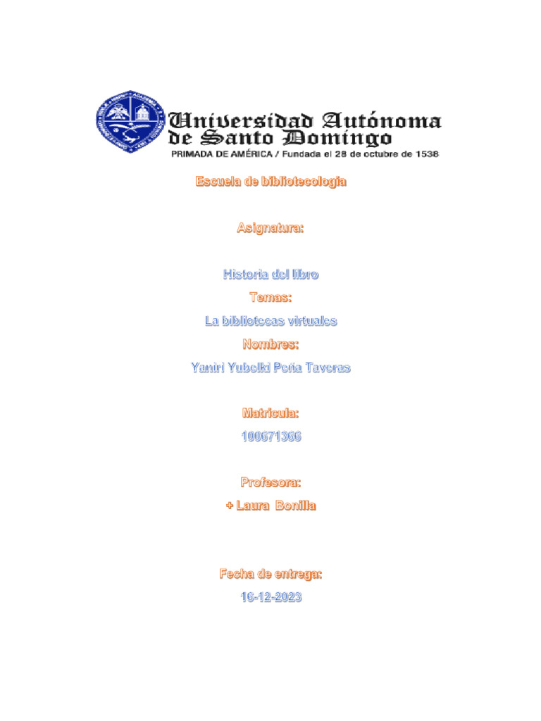 Yaniri 28 | PDF | Libreria digital | Bibliotecas