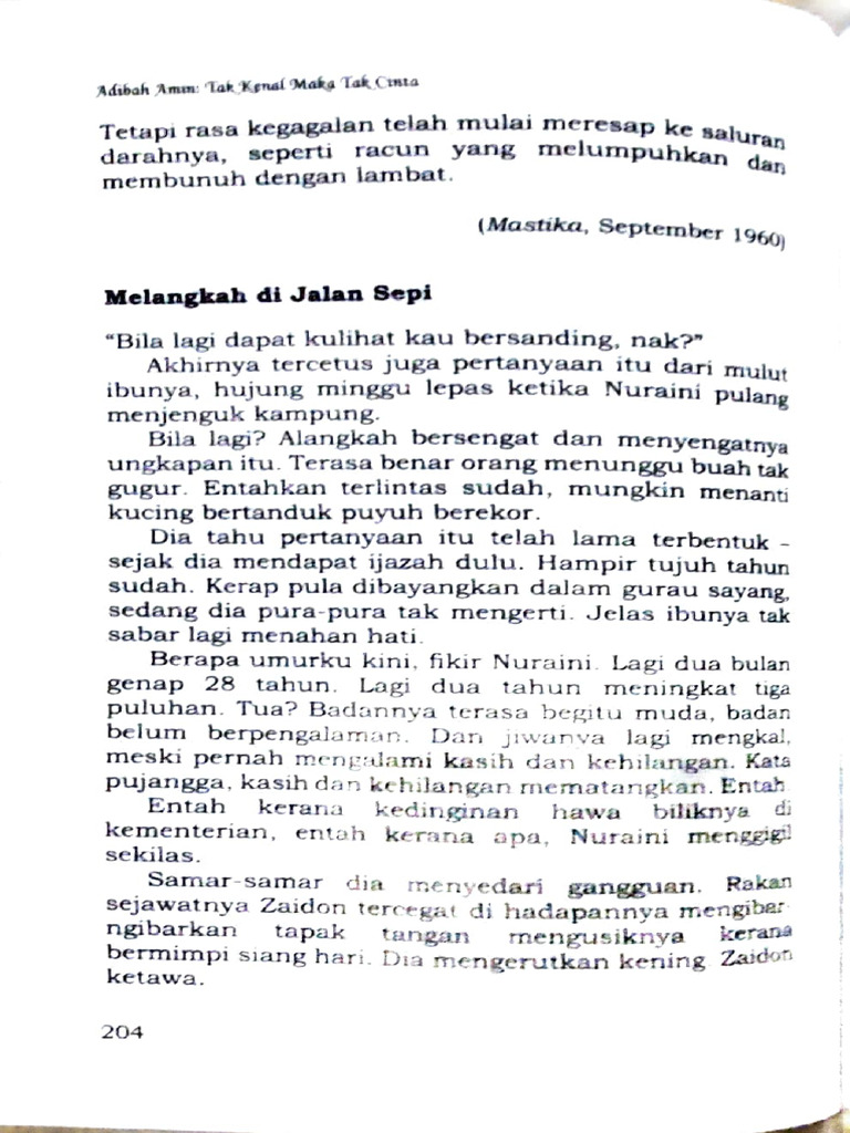 Melangkah Di Jalan Sepi | PDF