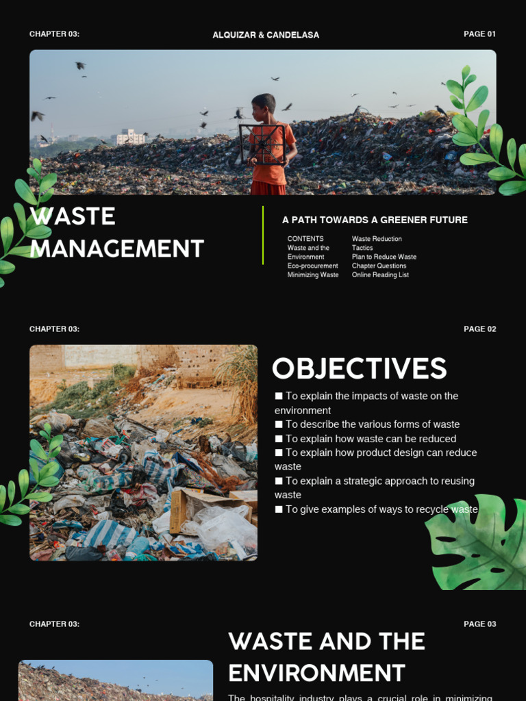 Chapter 3 - Waste Management | PDF | Waste | Reuse