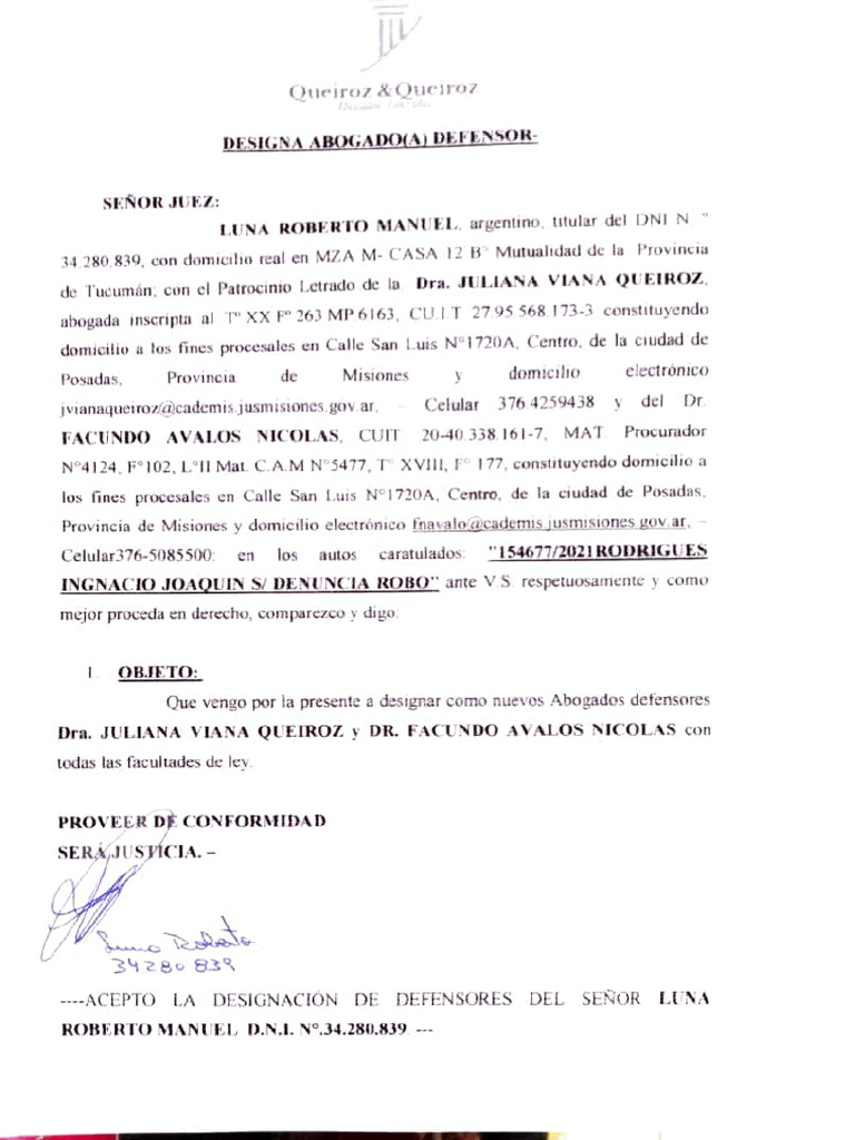 designación abogados | PDF