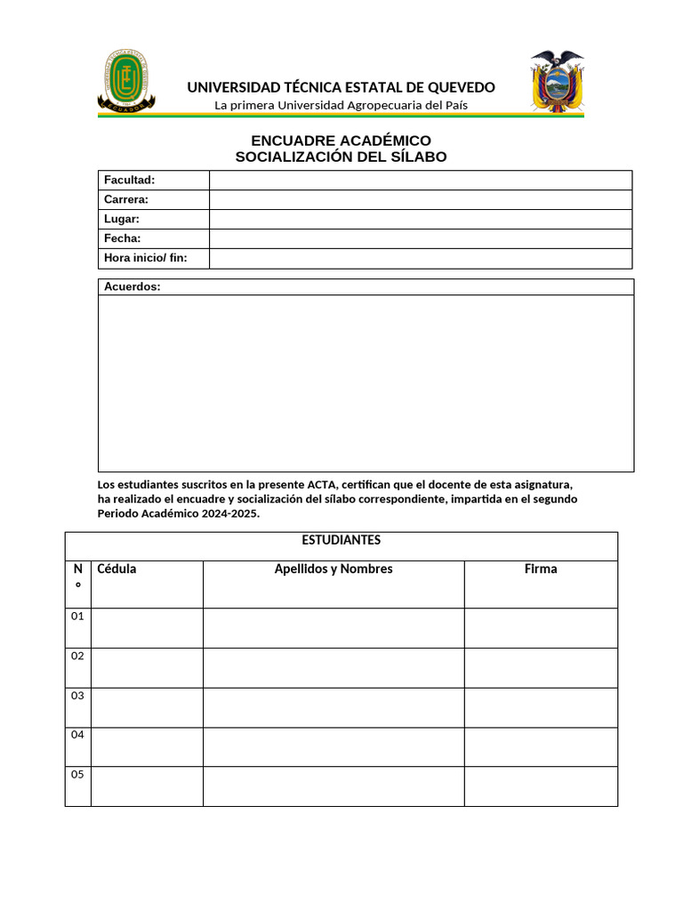 FORMATO ENCUADRE | PDF